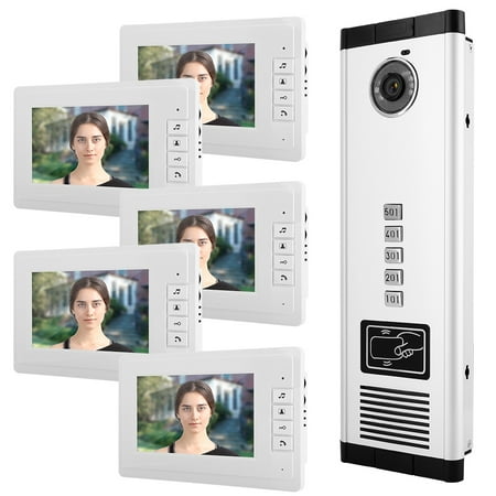 Video Intercom Camera 100-240V 7 Inch HD IR Video Intercom One Camera ...