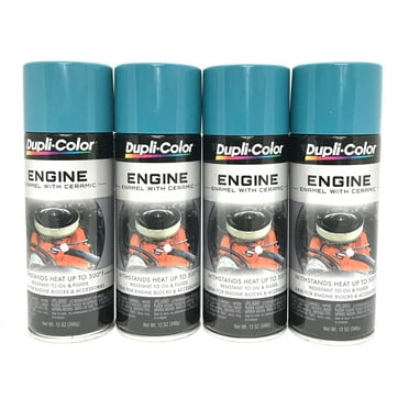 Duplicolor DE1615-6 Pack Aluminum Engine Enamel Paint with Ceramic 12 ...