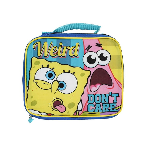 Spongebob Squarepants & Patrick Insulated Lunch Bag Funny Face Weird ...