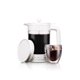 Bodum Bean Cold Brew Press and Iced Coffee Maker, 51 Ounce, White - Walmart.com