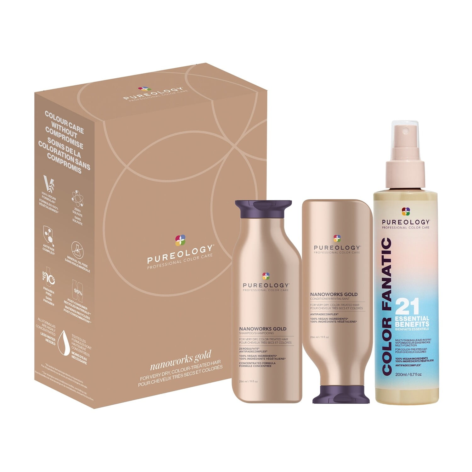 Click here for Pureology Nanoworks Gold (Holiday Kit) 266 Ml prices