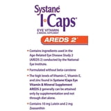 Systane ICaps Eye Vitamin & Mineral Supplement, AREDS 2 Formula, Lutein ...