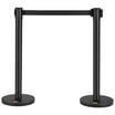 Yaheetech 2-Pack Stanchion with 6.5 Foot Retractable Belt Crowd Control ...