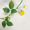Artificial Lemon Vine, Fake Fruit White Flower Berries Hanging Vines ...