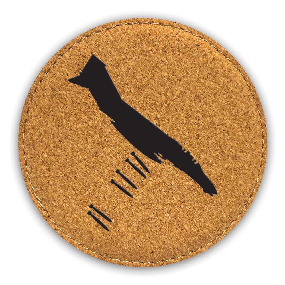 F-4 Phantom Dropping Bombs Coaster Laser Engraved Leatherette - Round ...