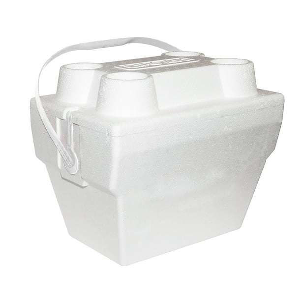 Lifoam Party Foam 22 qt Styrofoam Cooler, 18 in, White - Walmart.com