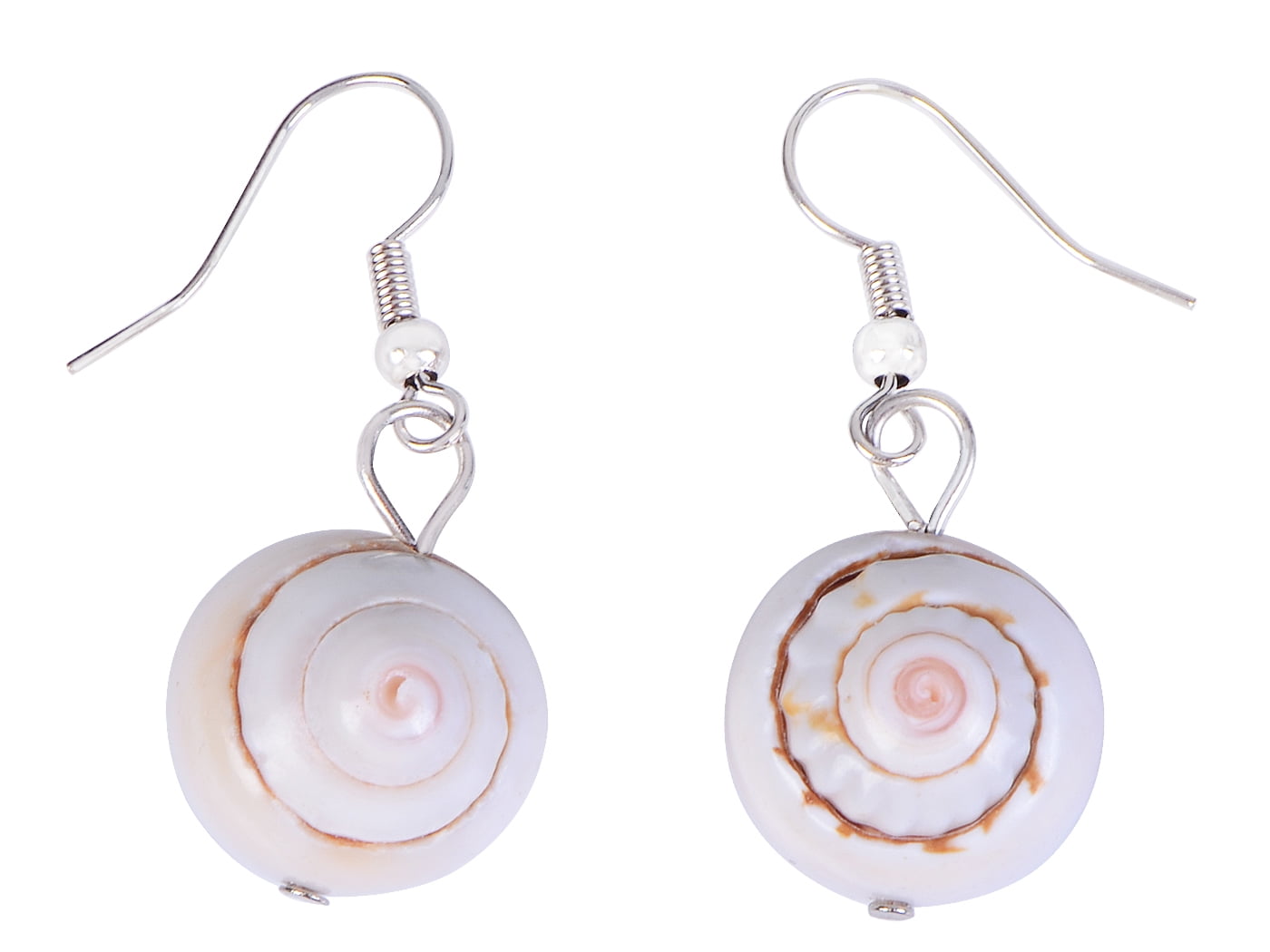 Sea Snail Spiral Shell Pacific Ocean Island Summer Fashion Earrings ...