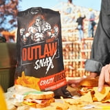 Outlaw Snax Crazy Queso Flavored Tortilla Snack Chips, Family Size 10 ...