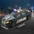 NETNEW 1:16 Police Car Toy for 3+ Years Boys, Friction Powered with ...