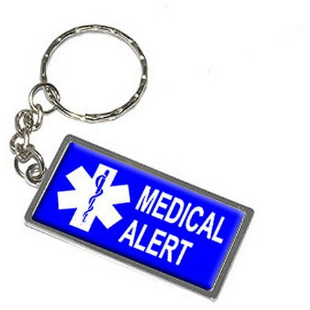 Medical Alert Keychain Key Chain Ring - Walmart.com