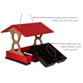 JCs Wildlife Medium (Cardinal Red/Tan) Fly-Thru Bird Feeder - Walmart.com