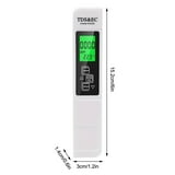 Blue Digital Ph Meter Pen Type Water Quality Tester Kit With Leather ...