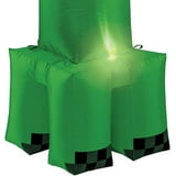 Disguise 4 ft Blowup Inflatable Minecraft Creeper Yard Decoration ...