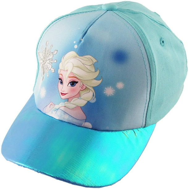 Disney - Little Girls Frozen Princess Elsa Cotton Baseball Cap, Ages 4 ...