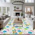 Balloon Stars 8x10 Area Rugs for Living Room, Festival Happy Birthday ...