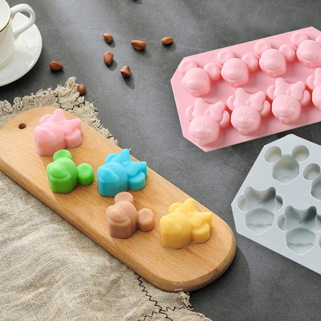 Mickey Minnie Mouse Mint Molds Disney Mickey Mouse Bow Tie Silicone