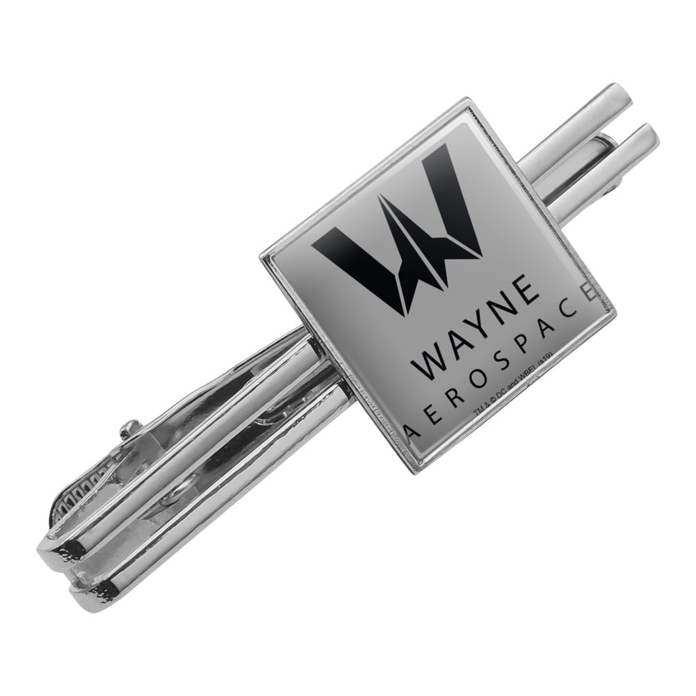 Justice League Movie Wayne Aerospace Square Tie Bar Clip Clasp Tack ...