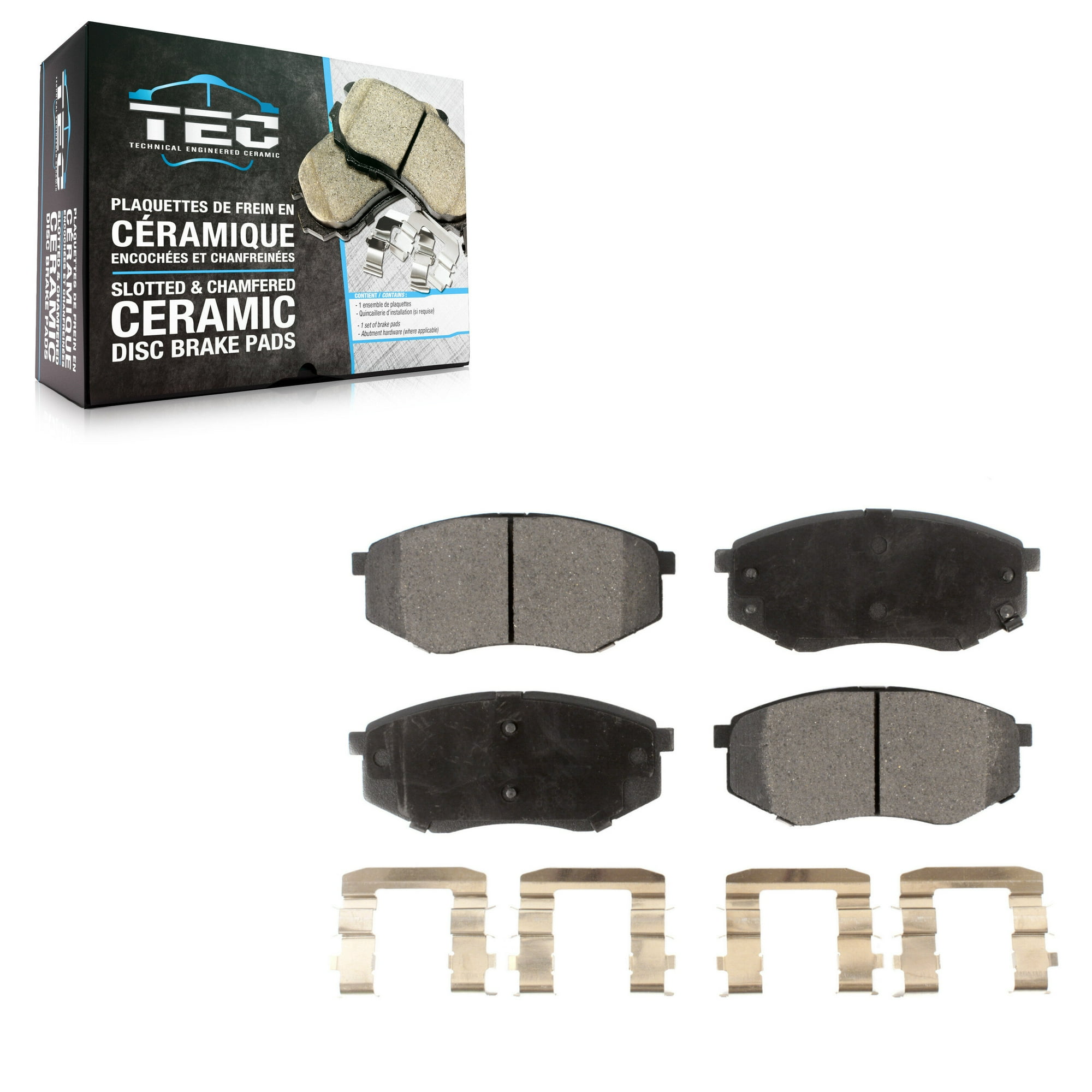 Click here for Tec Front Ceramic Disc Brake Pads Tec-1447 For Car... prices