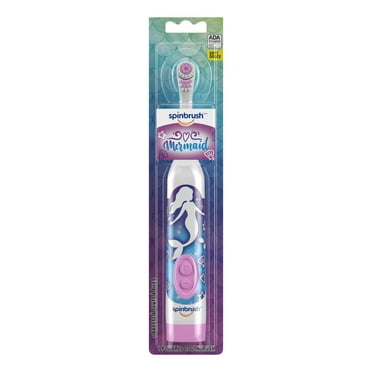 Colgate Kids Battery Toothbrush For Ages 3+, Mermaid, 1 Pack - Walmart.com