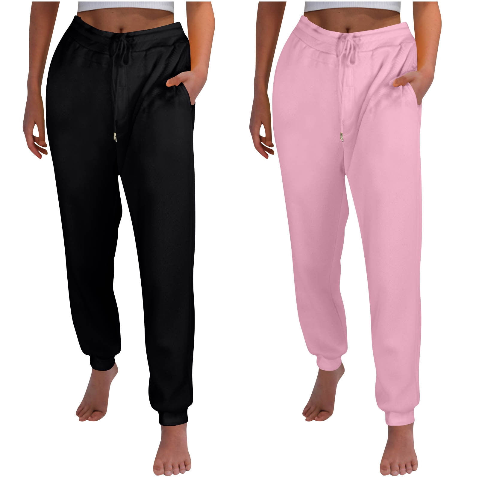 Click here for Faiwad Womens 2pc Fleece Joggers Pants Elastic Wai... prices