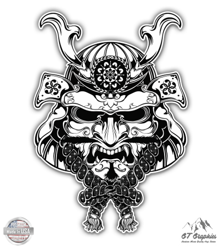 Samurai - 12" Vinyl Sticker Waterproof Decal - Walmart.com