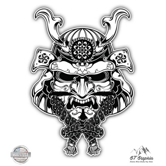 Samurai - 12" Vinyl Sticker Waterproof Decal - Walmart.com