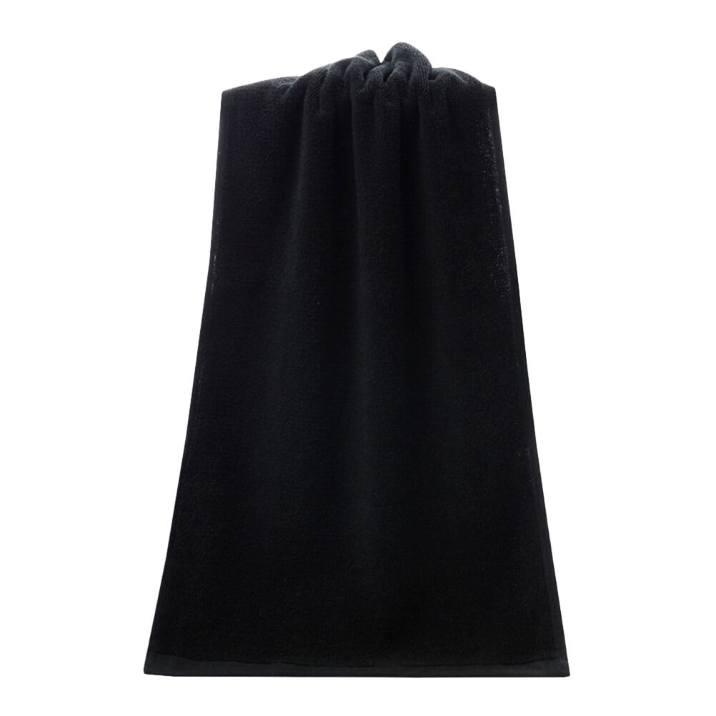 Cotton Black Color Face Towel Bath Towel Fast Drying Water Absorption ...