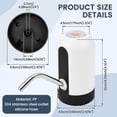 Water Dispenser for 5-19 L Bottle Portable USB Rechargeable Electric ...