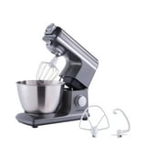 Farberware Professional Stand Mixer, 4.7 Quart, 6 Speed, Gun Metal with ...