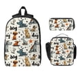 Basketball action scene Backpack Set,3PCS Backpack Set with Insulated ...