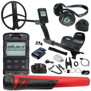 XP DEUS II Fast Multi Frequency Metal Detector with 11" FMF Search Coil w/MI-4 - Walmart.com