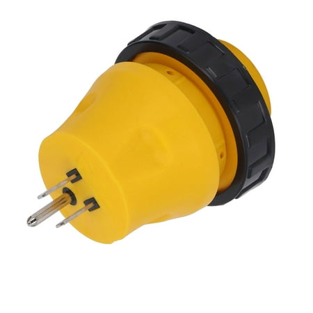 Generator Cable Adapter, Thread Lock 15A Male To 30A Female Twist ...