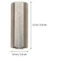 BESTYASH 4Pcs Plated Silver Hexagon Nuts Female Thread Rod Coupling ...