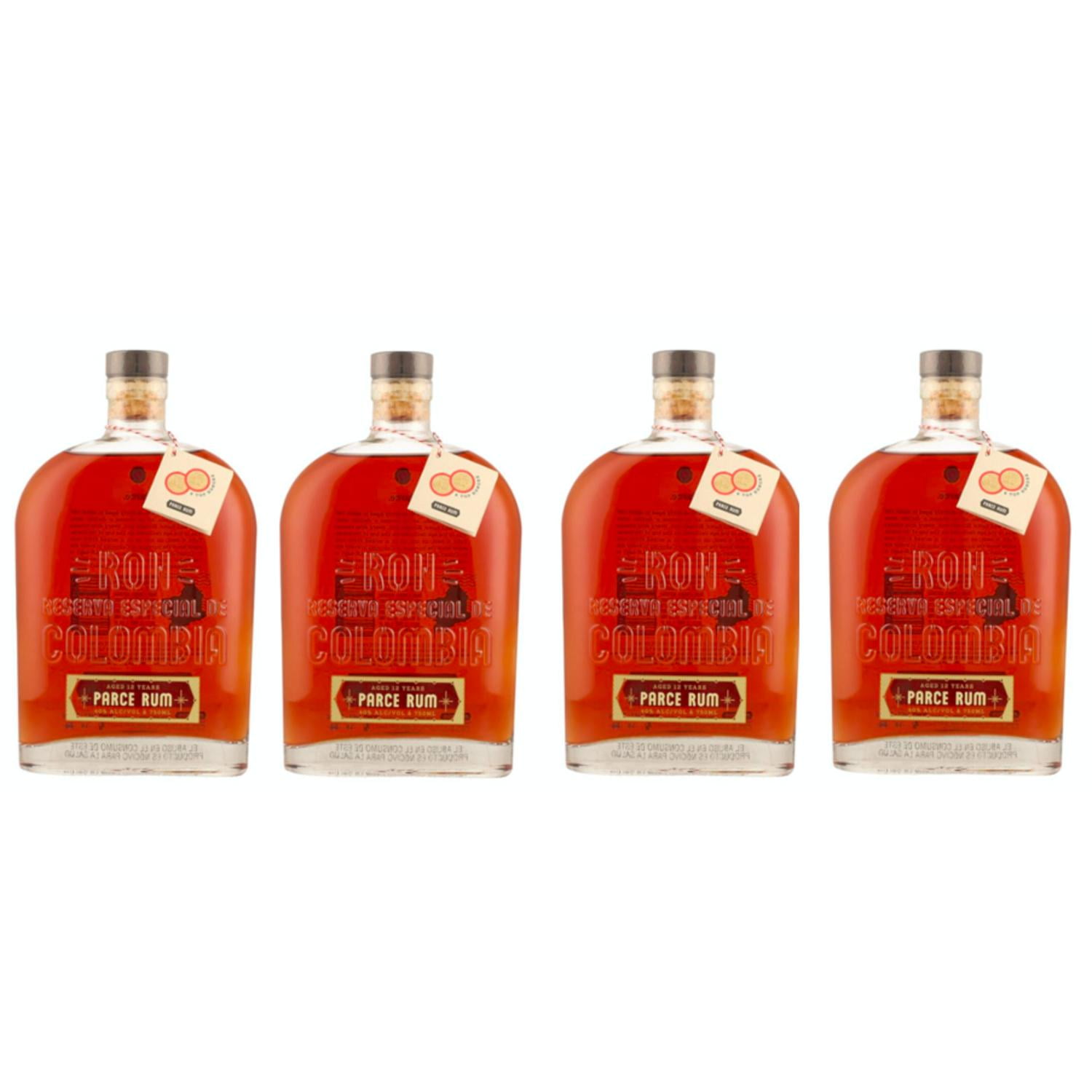 Pack de 4 Ron Parce 12 Años 750 ml | Walmart en línea
