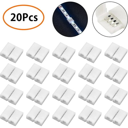 SICED BR-Vie 4 Pin LED Connector 10mm, 4 PIN LED Strip Connector for ...