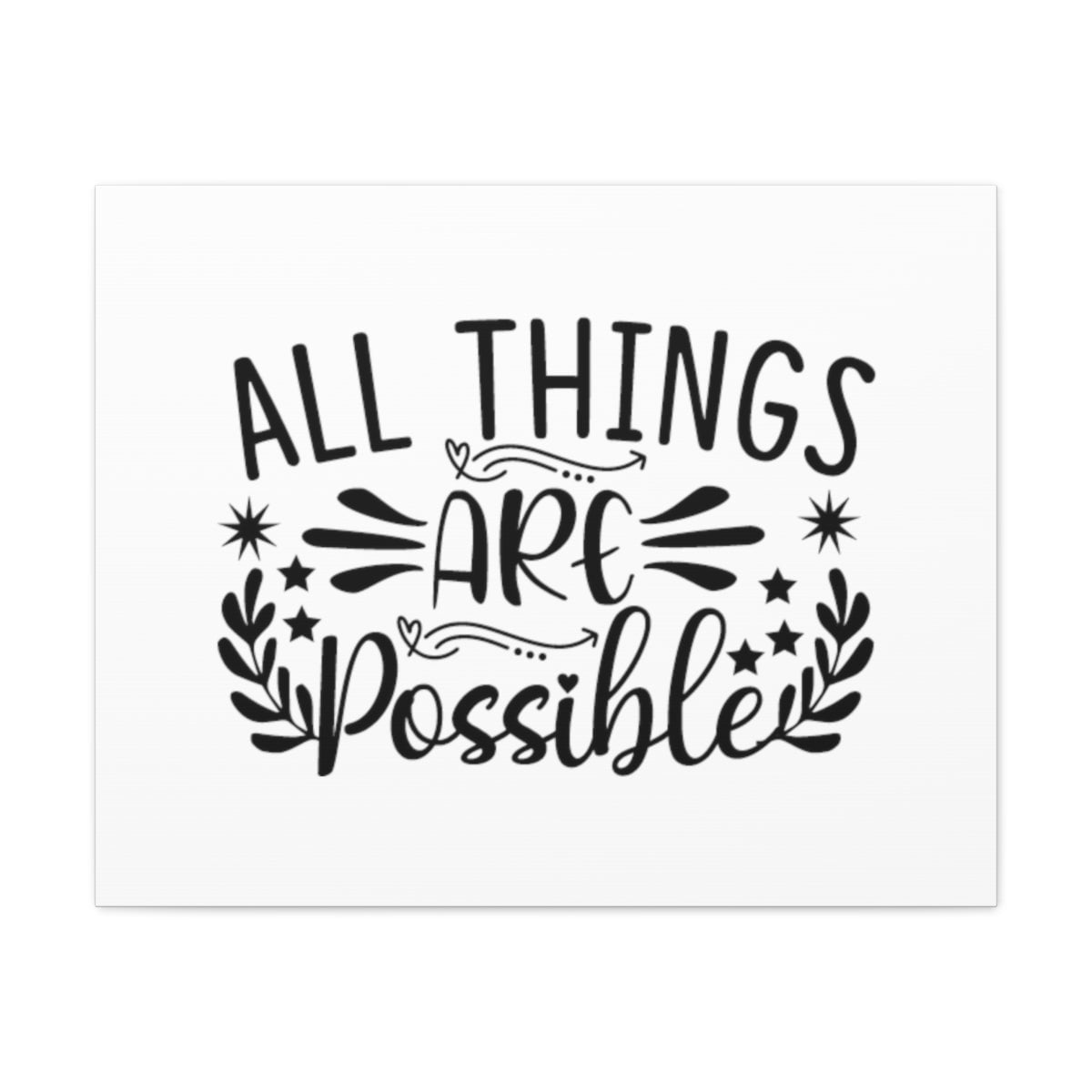 Scripture Walls All Things Are Possible Mark 9:23 Christian Wall Art ...