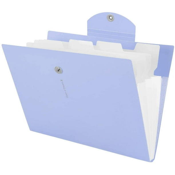 Document folder A4, compartment folder A4 Expandable Portable File ...