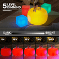 MoNiBloom LED Light Up Cocktail Table, 16 Color Changing Colors Pub ...