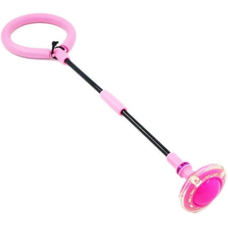Portable Foldable Ankle Skip Ball Colorful Light Flashing Jumping Ring ...