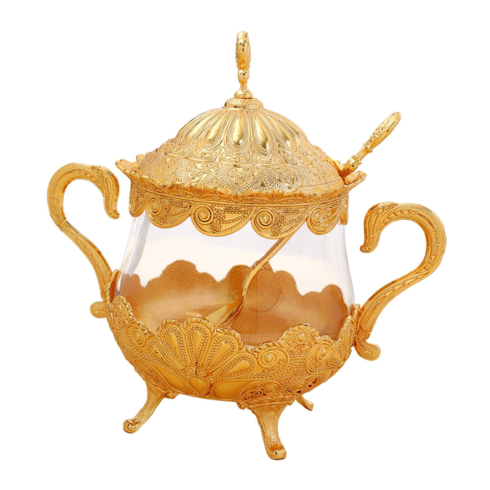 Click here for Decodeary Sugar Bowl With Lid And Spoon Graceful C... prices
