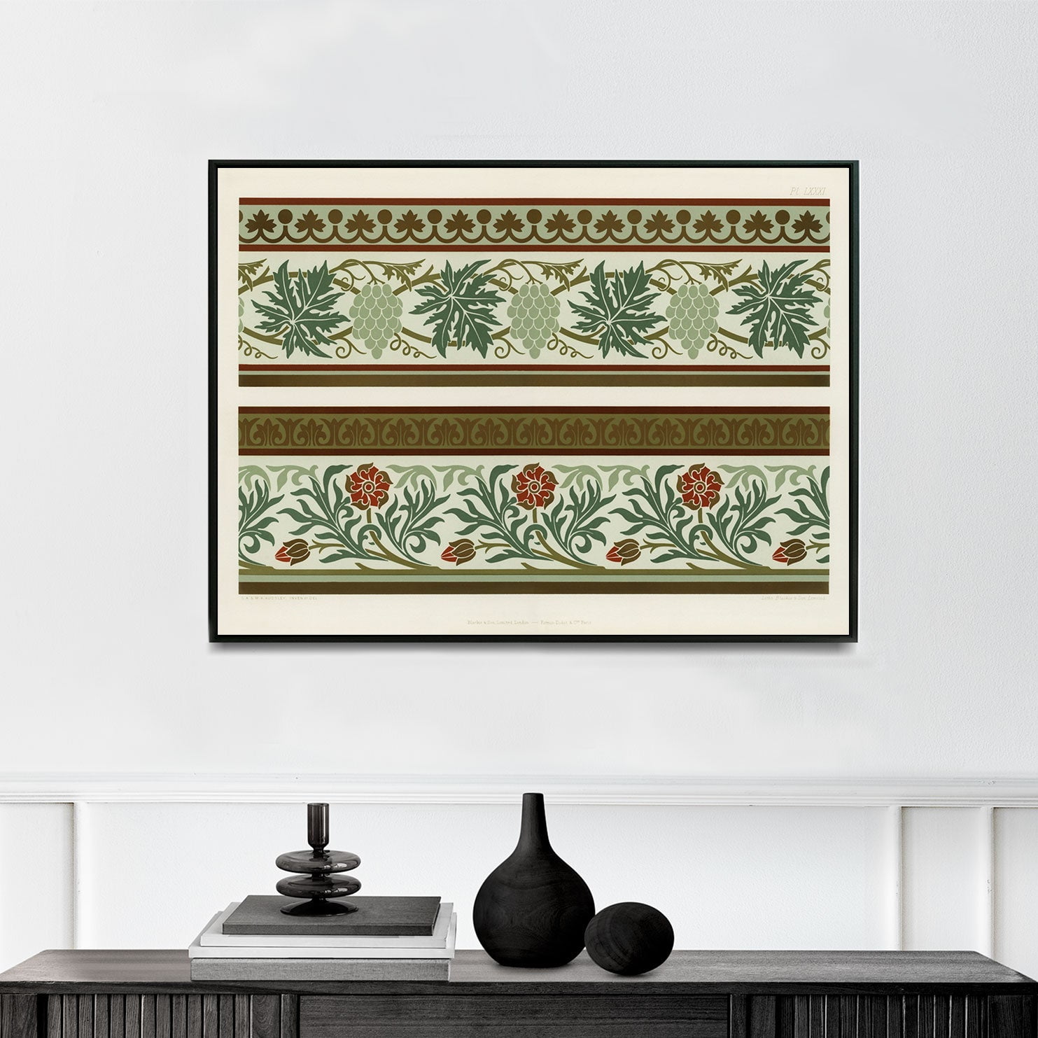 Vintage Floral Pattern - 1892 | G.A Audsley and M.A. Audsley | Premium ...