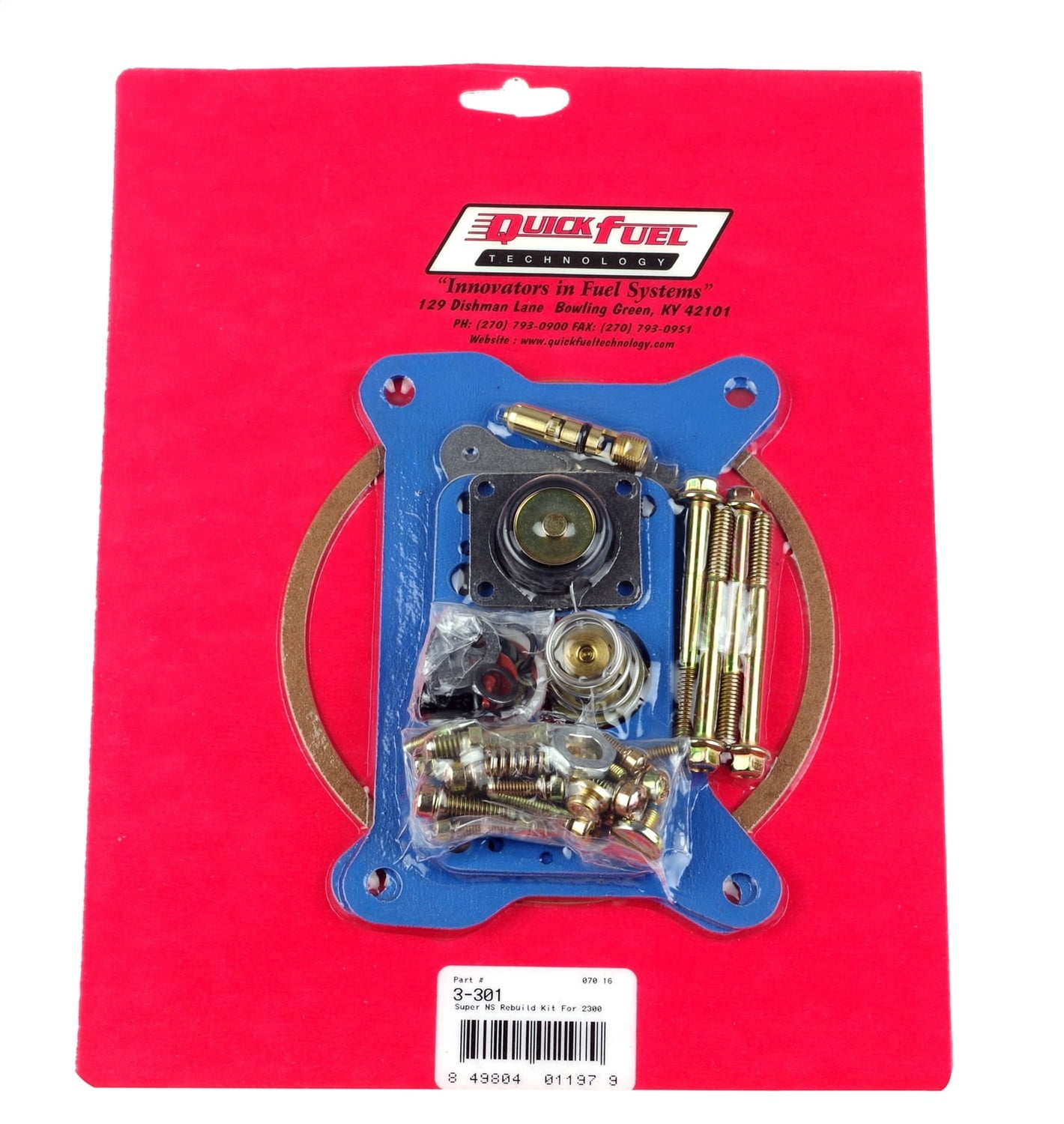 Quick Fuel Technology 3-301QFT Carburetor and Installation Kit ...