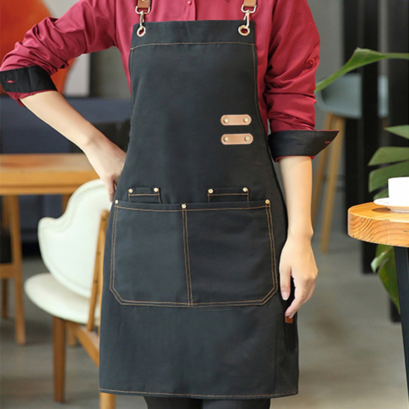 Click here for Ionia Premium Waterproof & Oil-Proof Apron With Po... prices