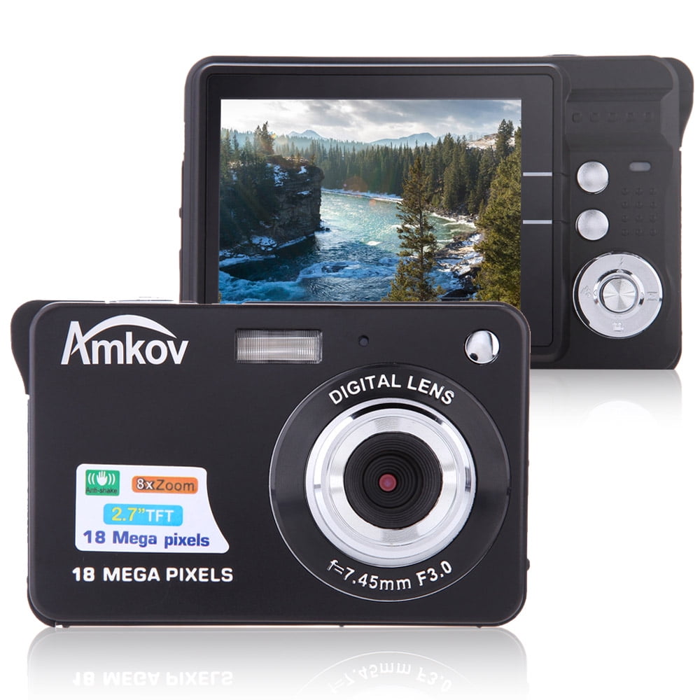 Numérique HD caméra 18MP 2.7" TFT 8 x Zoom Smile Capture anti ...