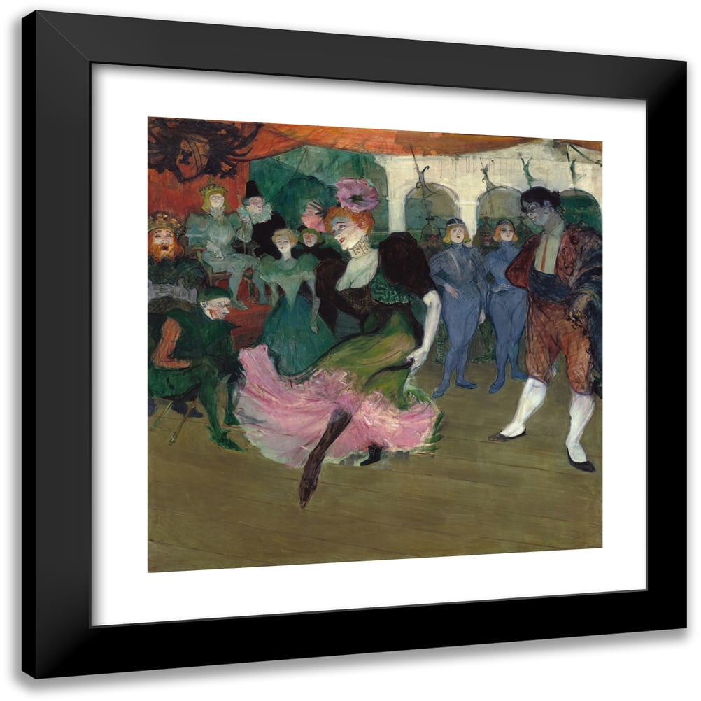 Henri de Toulouse-Lautrec 15x15 Black Modern Framed Museum Art Print ...