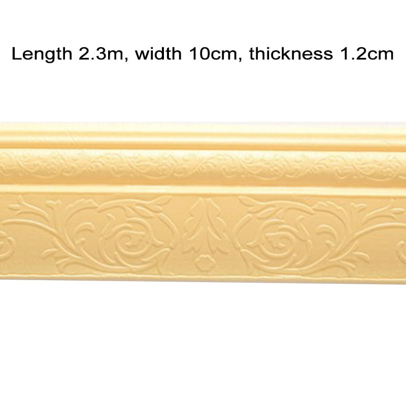 3D Pattern Adhesive Corner Line Stickers Peel and Stick Trimmable DIY ...