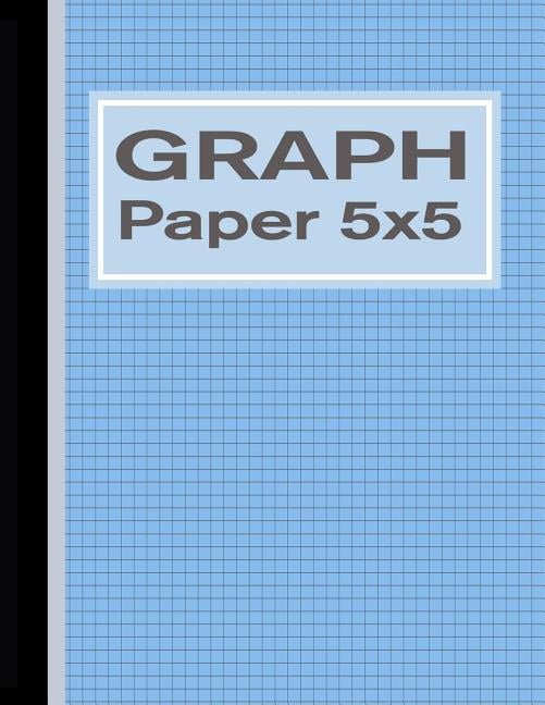 Graph Paper Notebook Graph Paper 5x5 Grid Quad Ruled Notebook For graph-paper-notebook-graph-paper-5x5-grid-quad-ruled-notebook-for