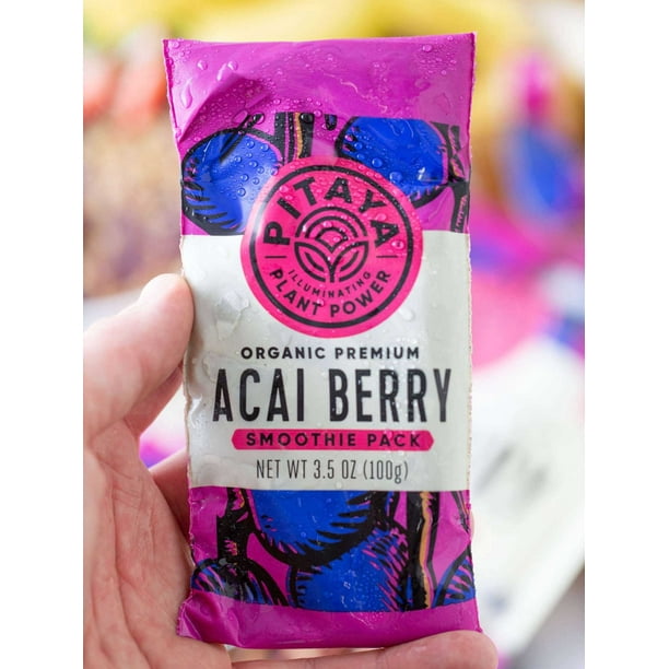 Pitaya Plus Orgaic Unsweetened Pure Acai Smoothie Pack, 13.2 Pound -- 1 ...