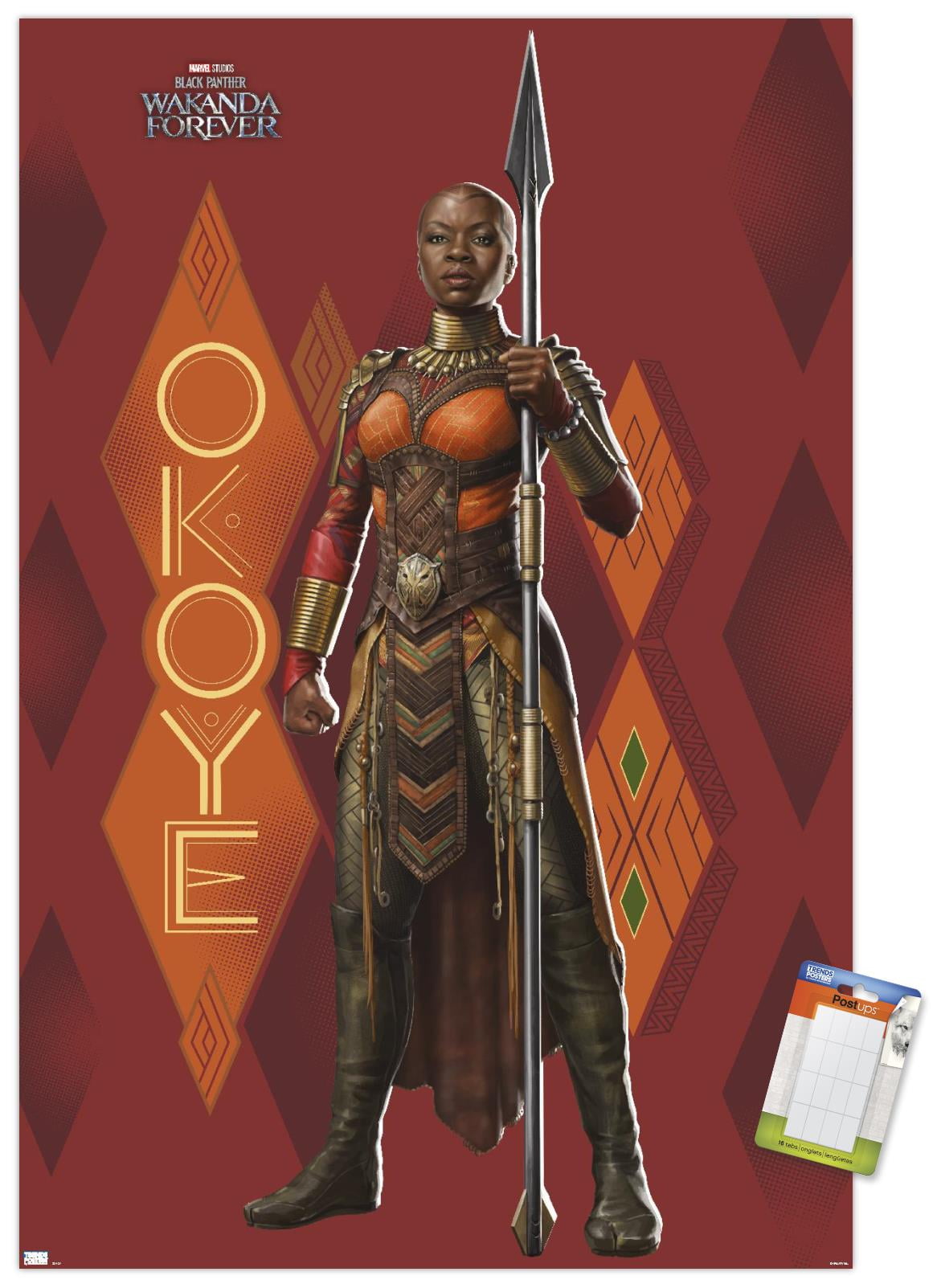 Marvel Black Panther: Wakanda Forever - Okoye Wall Poster, 22.375" x 34" - Walmart.com