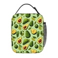 Avocado pattern Lunch Bag, Insulated Lunch Bag, Portable Lunch Box ...